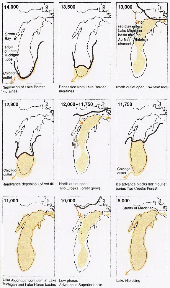 Geologic History of Lake Michigan: Looking back over a billion years ...