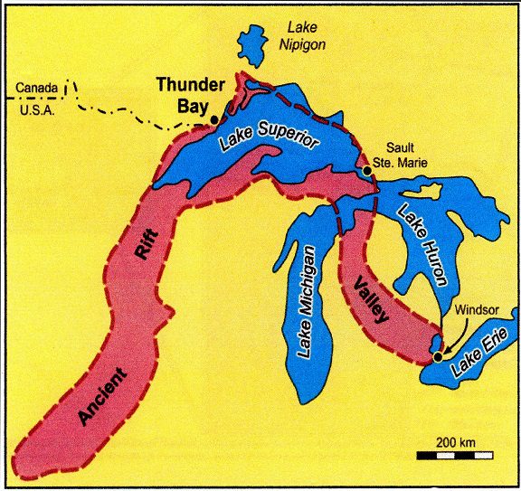 Geologic History of Lake Michigan: Looking back over a billion years ...