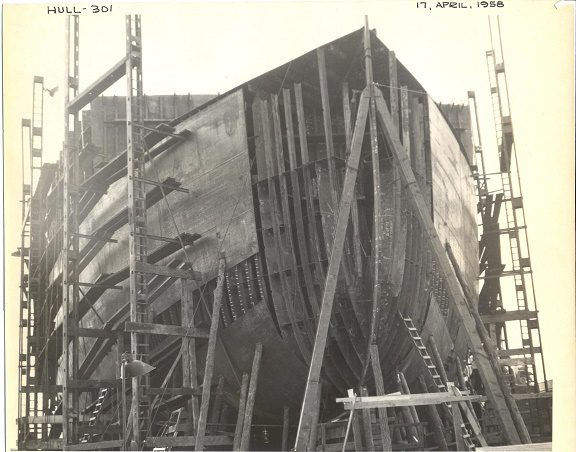 The Giant Steel Hulk Tumbled Sideways into the Detroit River and Became ...