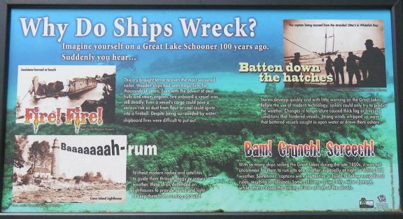 Whitefish Dunes State Park features spectacular shipwreck displays ...