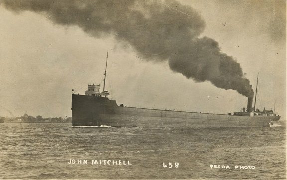 On this day the JOHN MITCHELL went down in seven minutes - Wisconsin ...